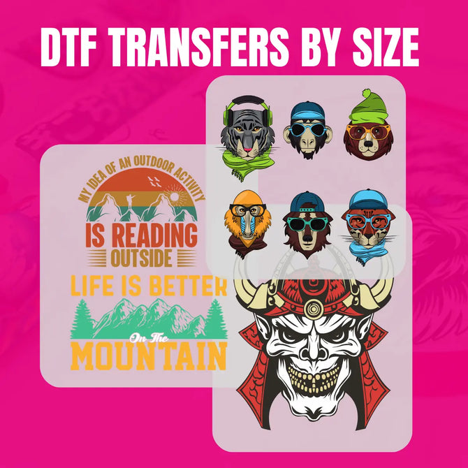 Free Sample Pack – DTF Transfer Art